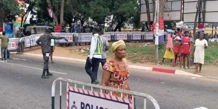 Democracy Hub Protest Sparks Chaos in Accra: Police Issue Stern Warning ...